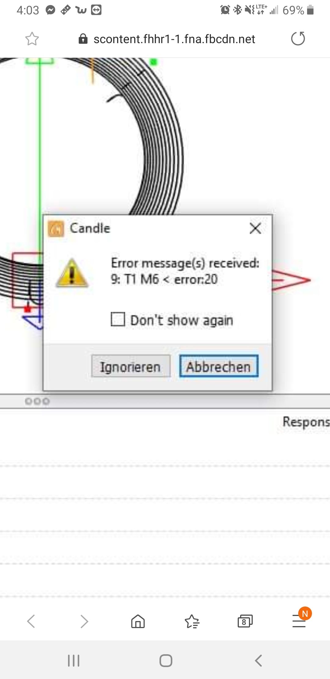 Everything is in english but the error ignore or abort buttons, my ...