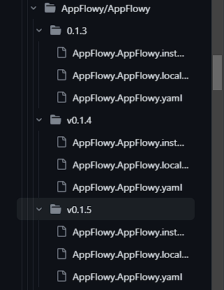 [Package Issue]: AppFlowy.AppFlowy installs old versions since new versions have "v" appended to ...