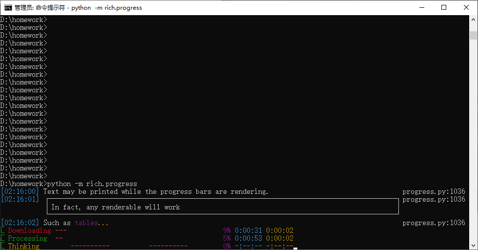 [BUG] the progress bar between ubuntu 20.04 and win10 is different · Issue #1745 · Textualize ...