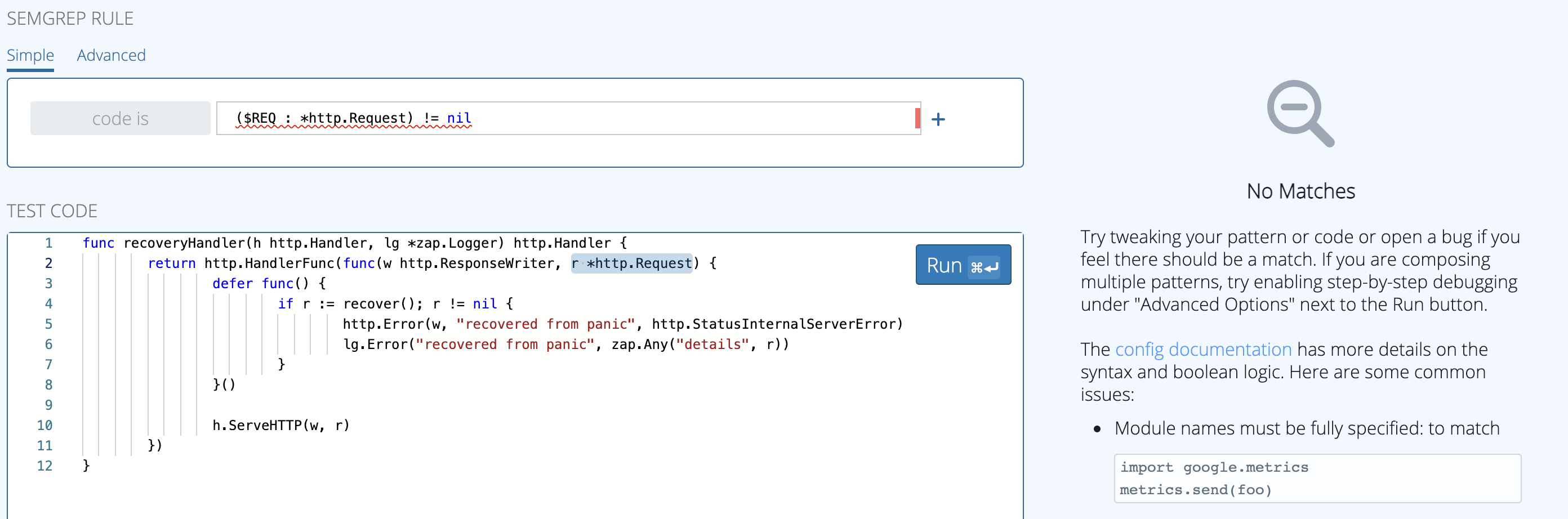Go Type Inference Fails When Variable Is Redeclared In A New Scope · Issue 1626 · Semgrep