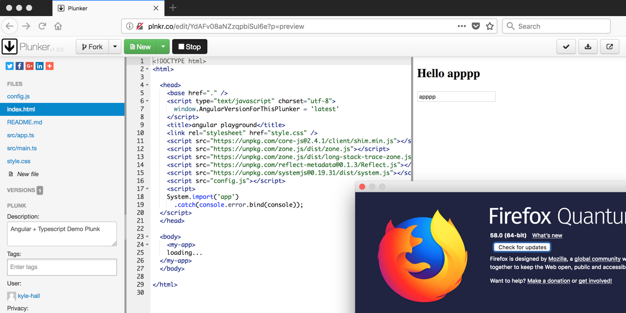 Angular 5x Two Way Binding Doesnt Work On Firefox For Windows Or Osx · Issue 21846 · Angular