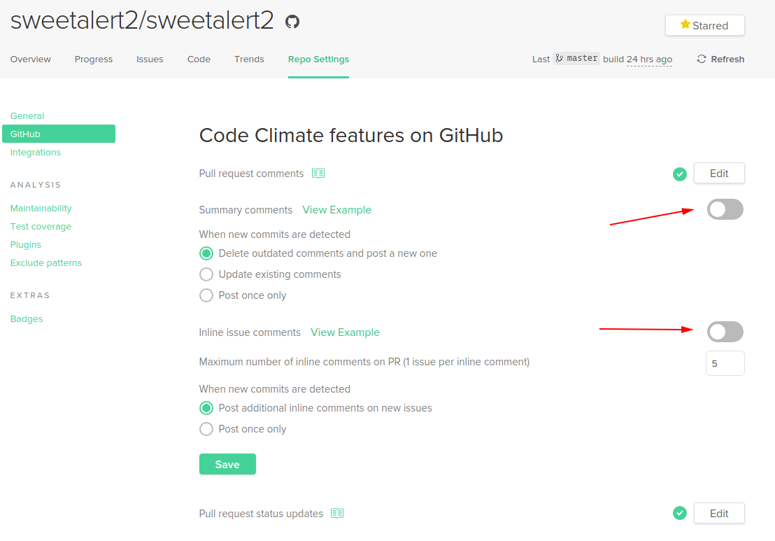 Reach the maintainability rate A 🚀 · Issue #1493 · sweetalert2 ...