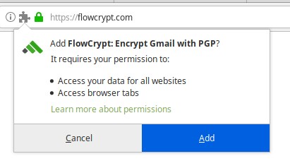restrict extension permissions · Issue #1897 · FlowCrypt/flowcrypt-browser · GitHub