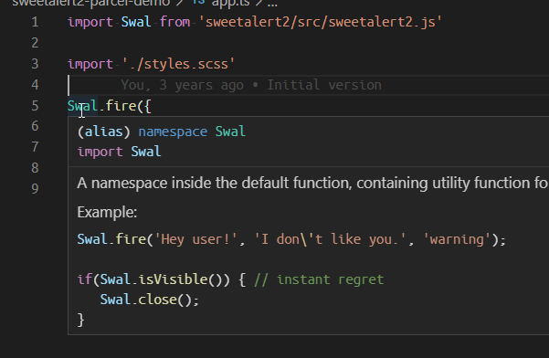 Types aren't recognized until I open them in another tab · Issue ...