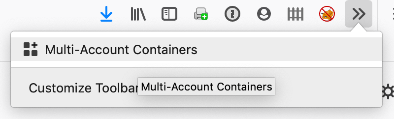Menu open behind something or not at all · Issue #1776 · mozilla/multi-account-containers · GitHub