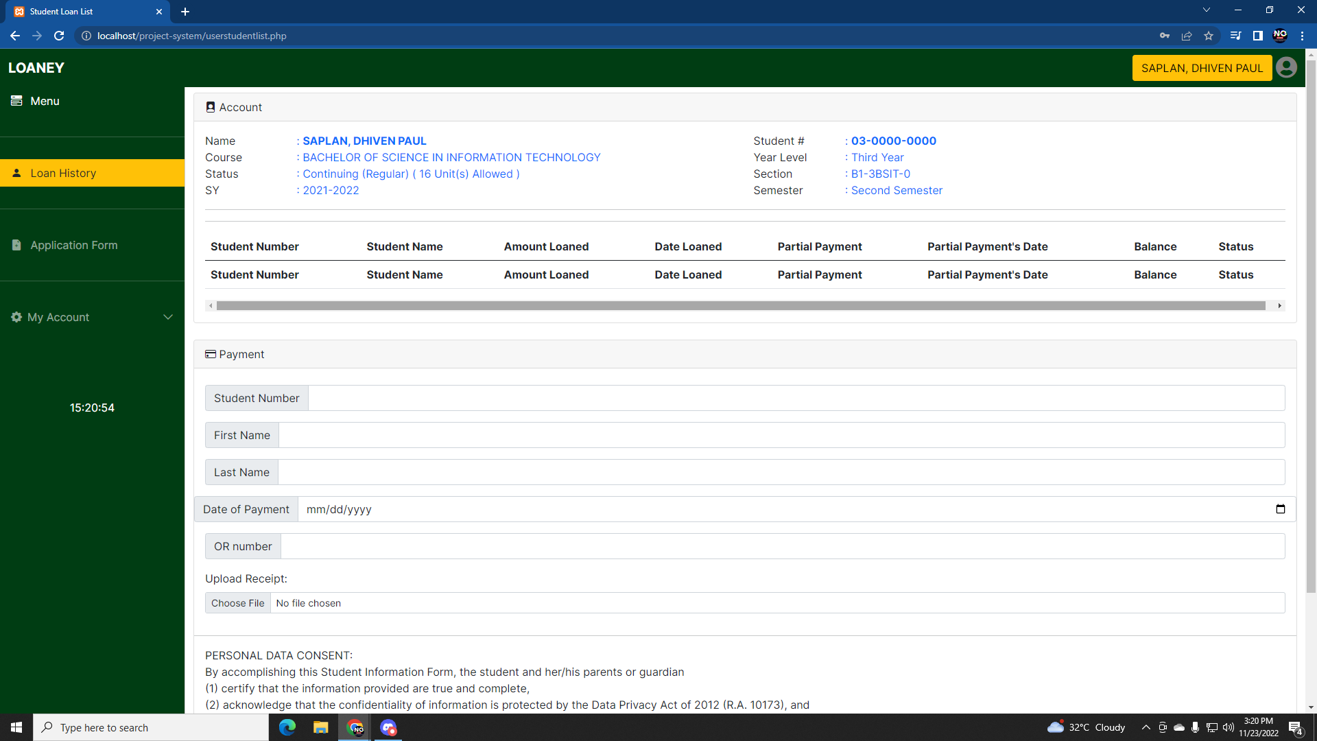 GitHub - ErlJohnLarrobis/Mobile-Loan-Tracking-System-For-Students-in-PHINMA-University-of-Pangasinan