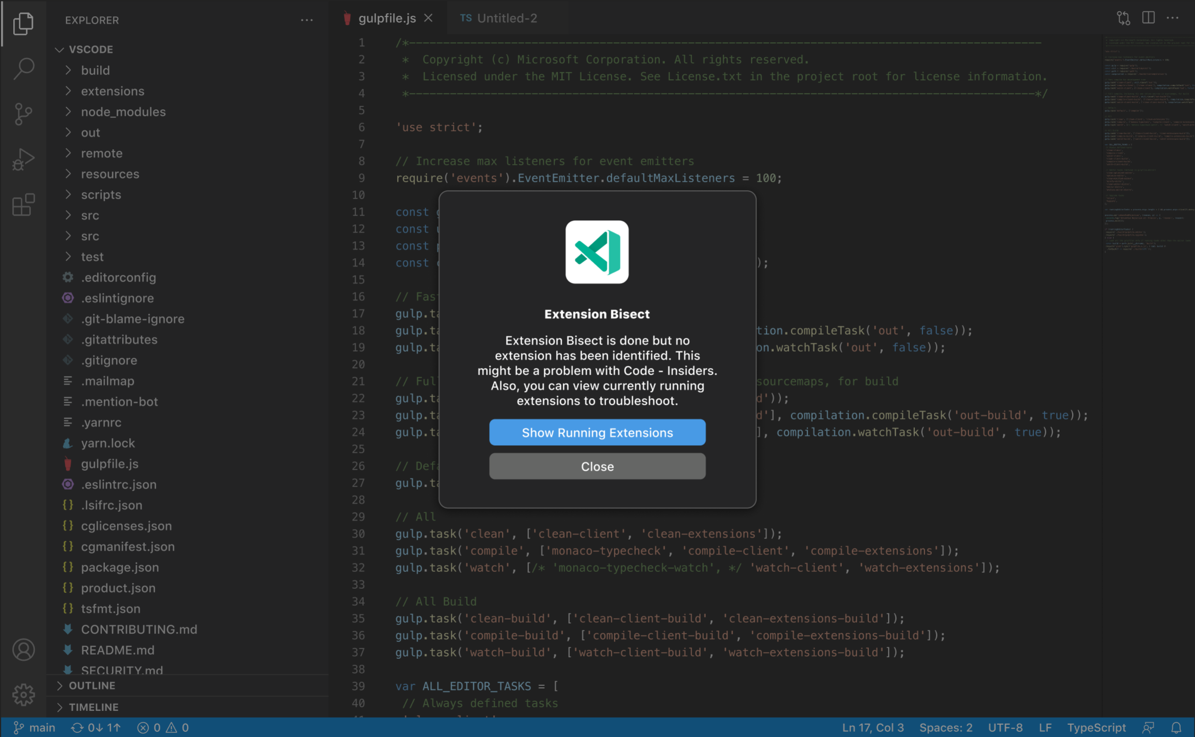 Discoverability of Show Running Extensions · Issue #134673 · microsoft/vscode · GitHub