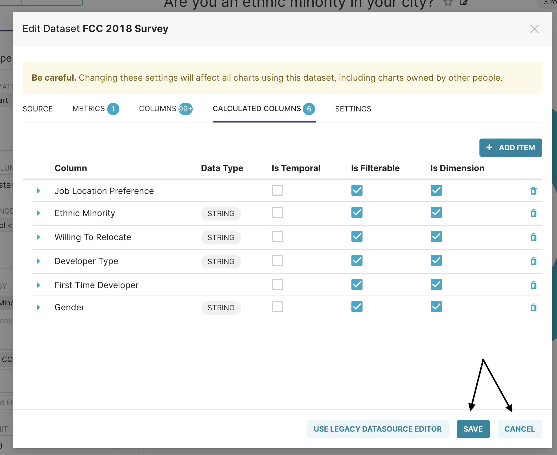 [Explore]modal cancel button should come before the save button · Issue ...