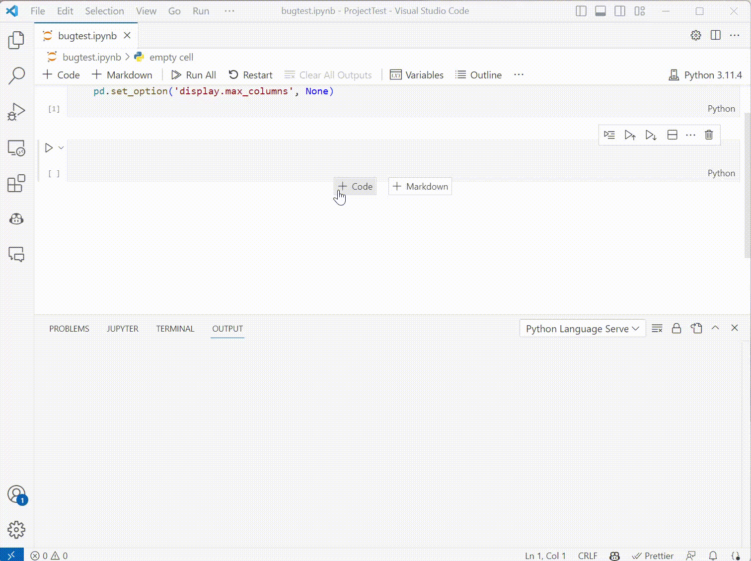 Pylance crashing on Jupyter Notebook Cell Deletion · Issue #4685 · microsoft/pylance-release ...
