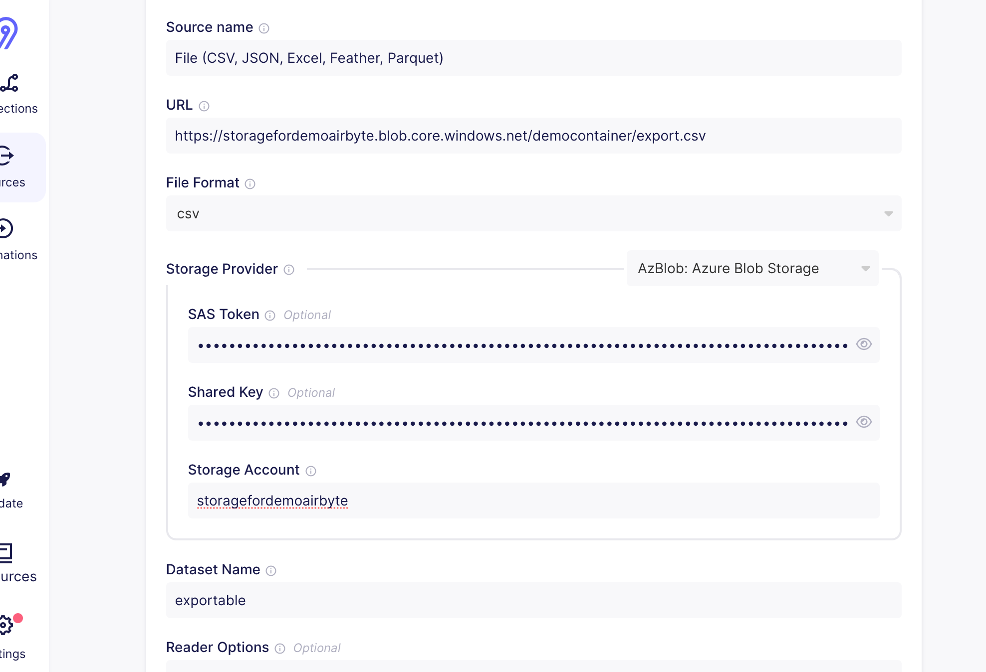 Source File: The connection tests failed. Failed to load azure ...
