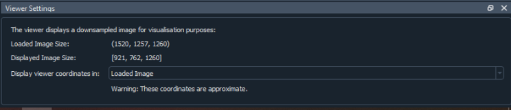 Add options for selecting downsampling level and coordinate display · Issue #107 ...