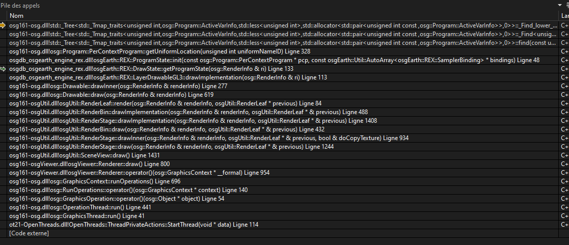 Crash while launching a hello world program · Issue #2273 · gwaldron/osgearth · GitHub