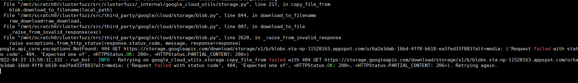 Retrying on google_cloud_utils.storage.copy_file_from failed. · Issue #2630 · google/clusterfuzz ...