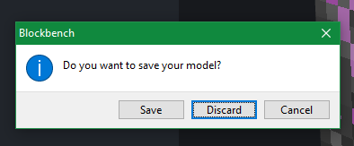 [Bug] Recent Project Thumbnails show discarded changes · Issue #1581 · JannisX11/blockbench · GitHub