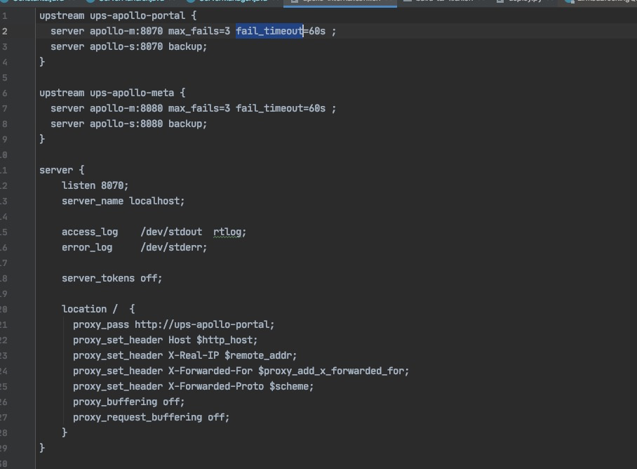 apollo使用proxy代理主备的逻辑 · Issue #3475 · apolloconfig/apollo · GitHub