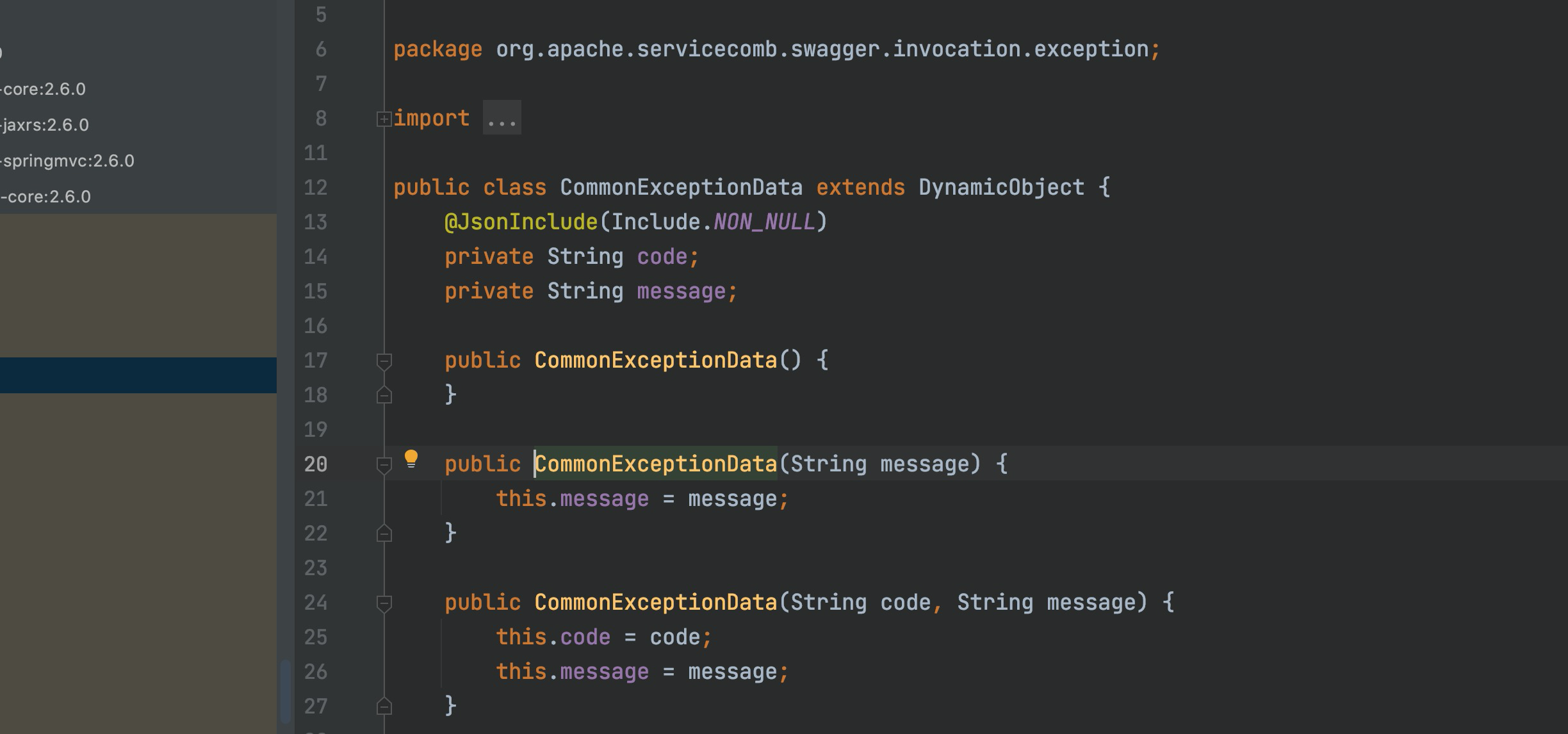 自定义错误message信息为null也序列化 · Issue #3006 · apache/servicecomb-java-chassis · GitHub