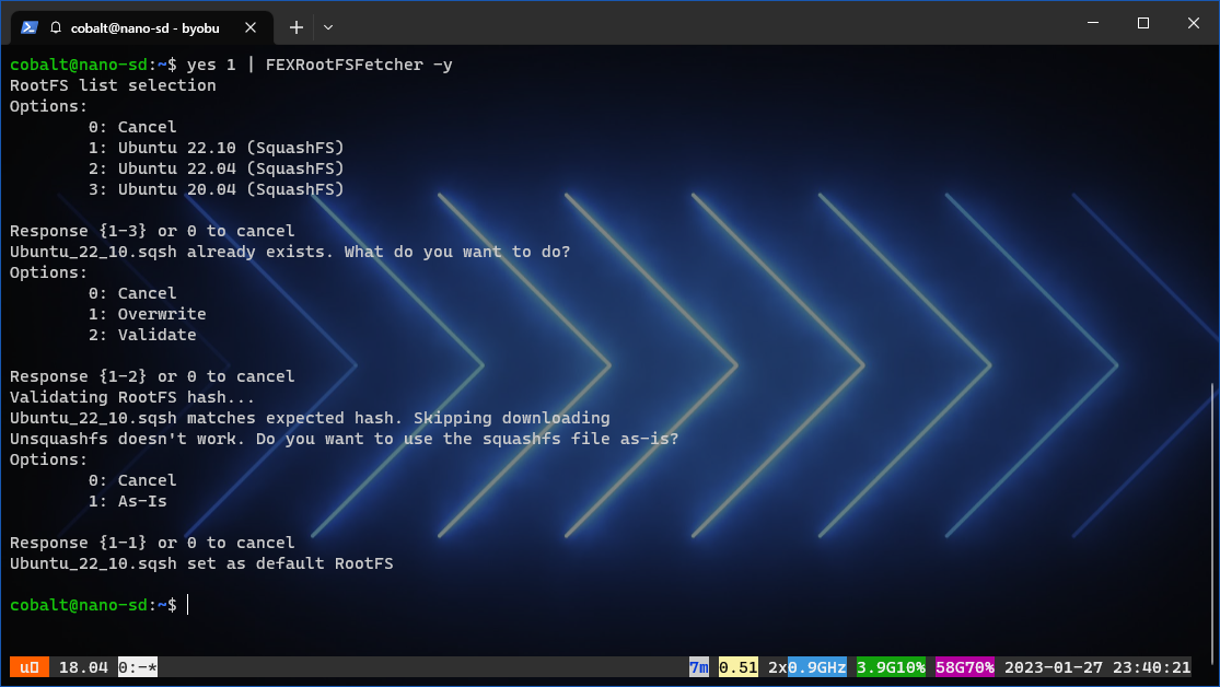 need help automating FEXRootFSFetcher · Issue #2356 · FEX-Emu/FEX · GitHub