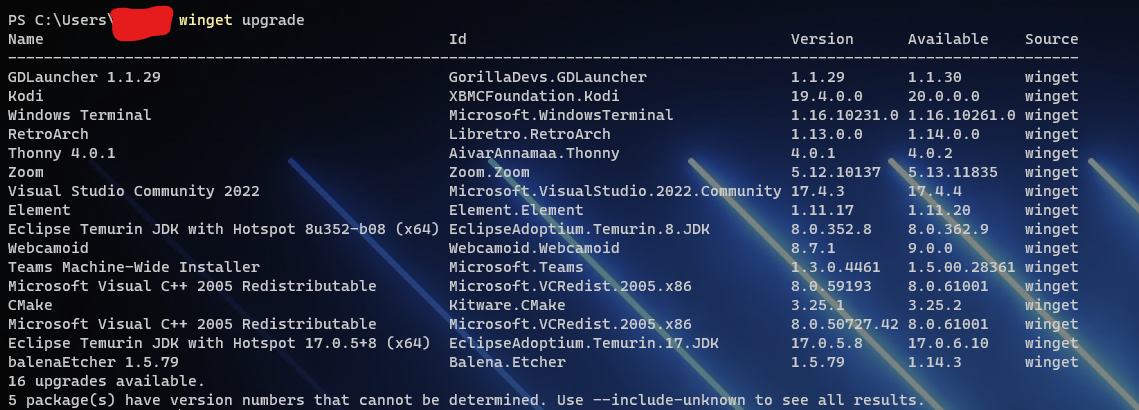 Package Issue Libretroretroarch Version Detection Broken · Issue 95222 · Microsoftwinget 