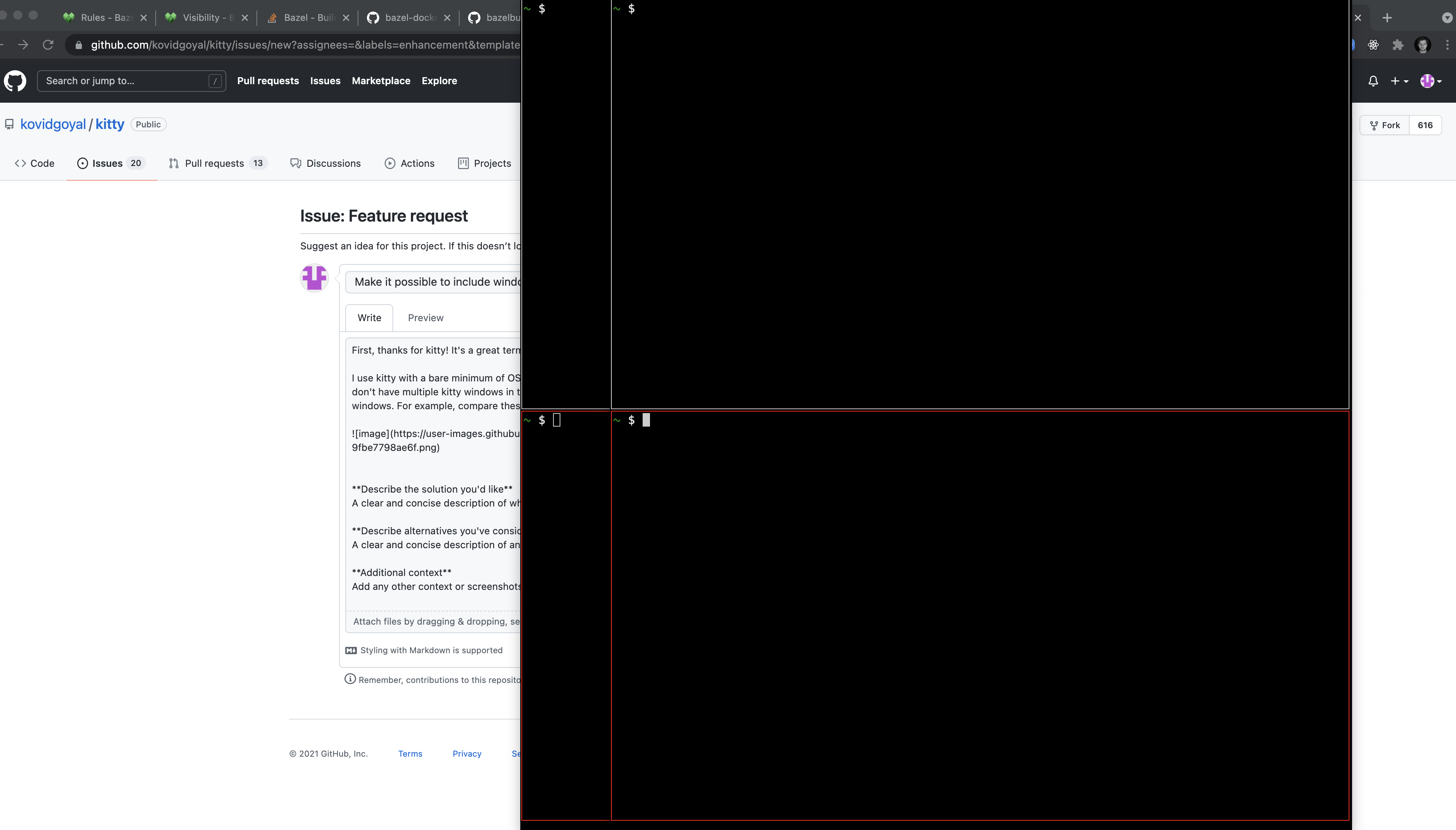 Make it possible to include window borders even when only one window is visible · Issue #4037 ...