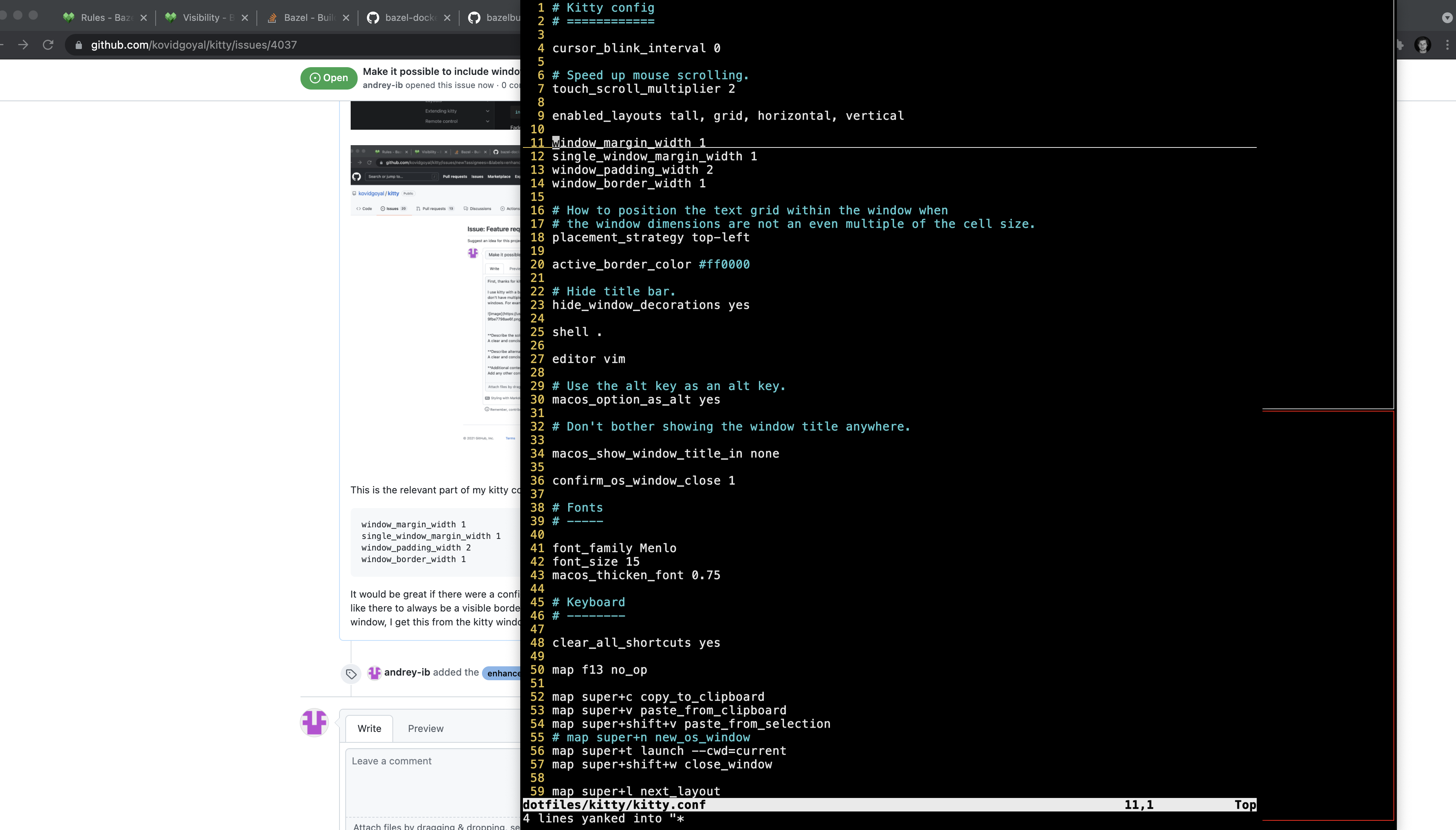 Make it possible to include window borders even when only one window is visible · Issue #4037 ...