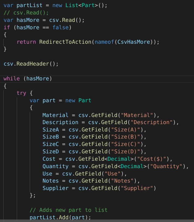 Can only Upload one Csv file than the function will no longer accept Csv files [Breaks] · Issue ...