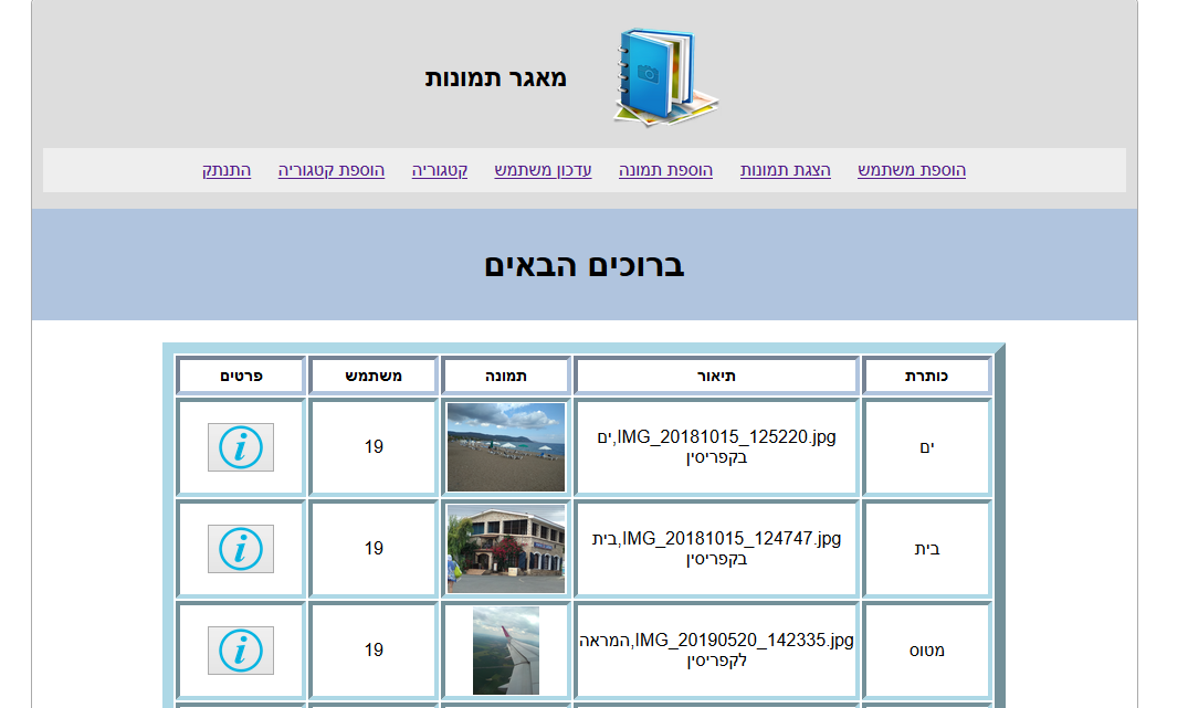 GitHub - AyalaGranat/Picture-project: Image management system