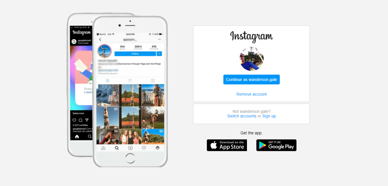 GitHub - wandergale/Login-page-instagram