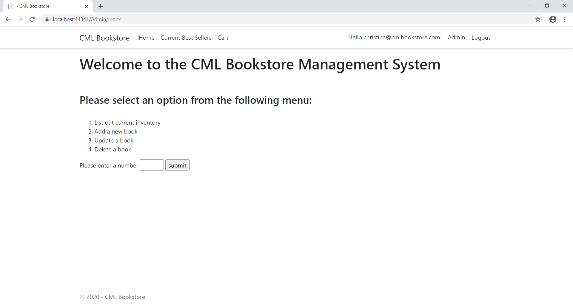 GitHub - clambert0615/Bookstore: Personal project using multiple languages