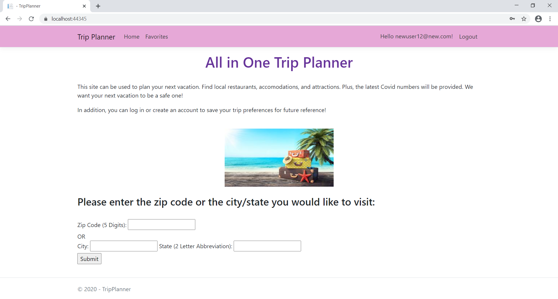 GitHub - clambert0615/Trip-Planner