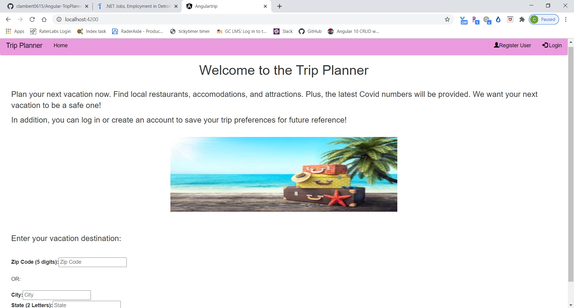 GitHub - clambert0615/Angular-TripPlanner