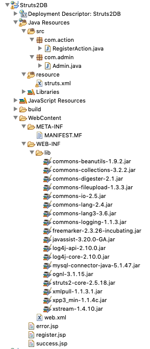 GitHub - katafuchix/Struts2DB: Struts2 and MySQL Database Connect Example