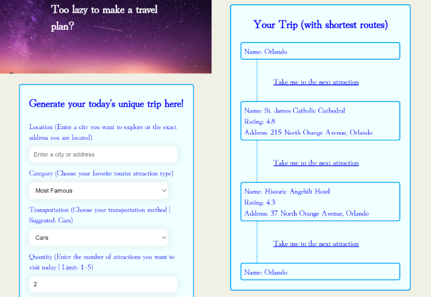 GitHub - BigFace1V10/trip-generator: Your Personal Trip Generator!