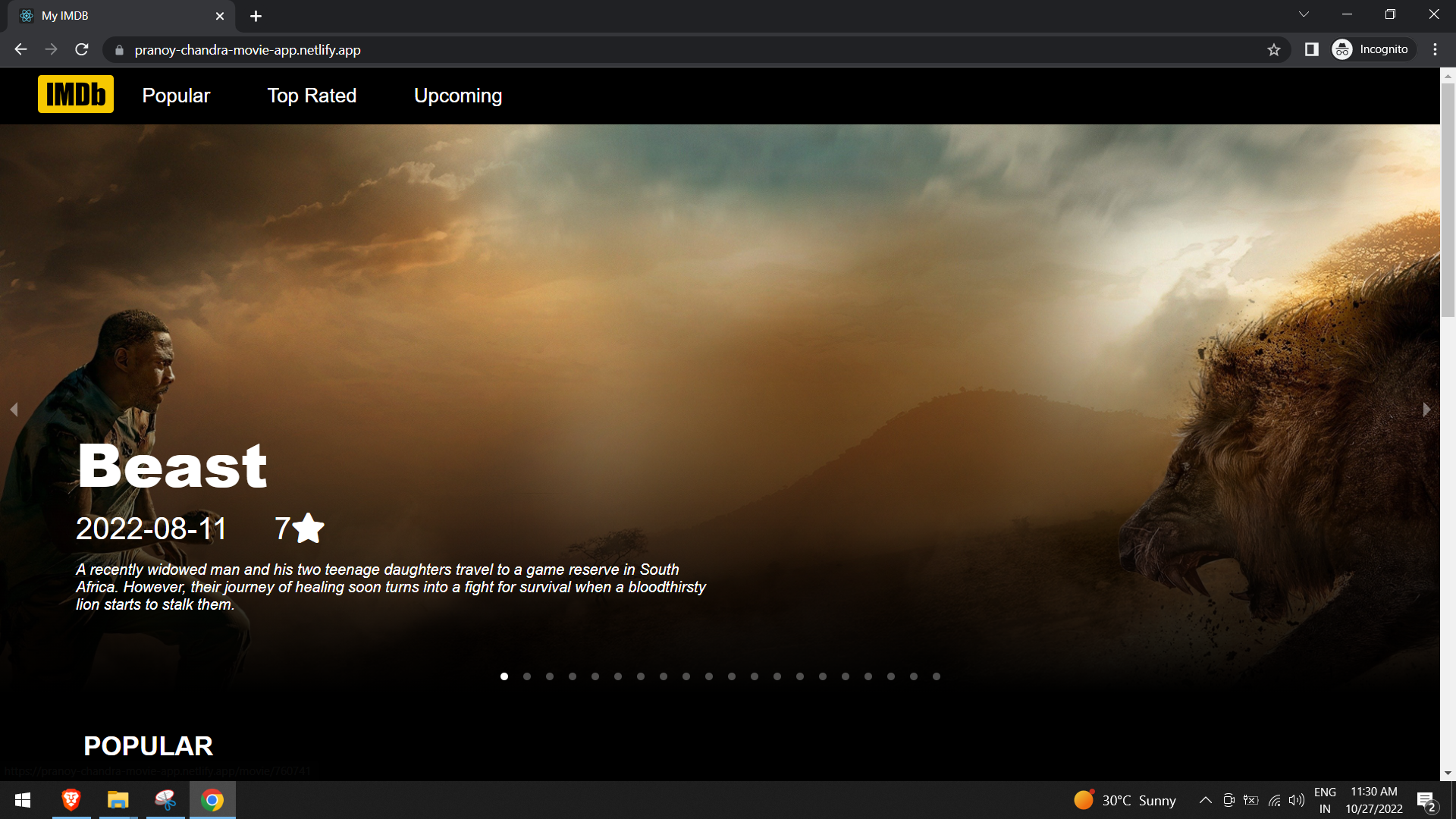 GitHub - mysterymethod/imdb