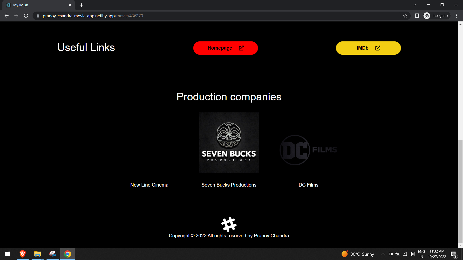 GitHub - mysterymethod/imdb