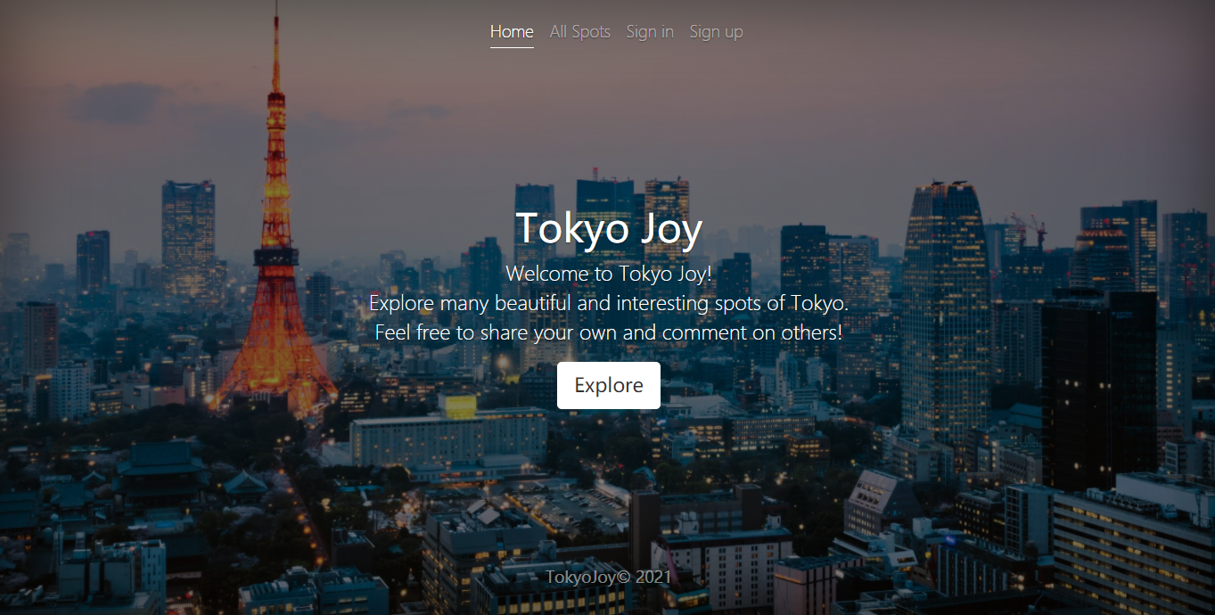 GitHub - yuyuton/tokyojoy