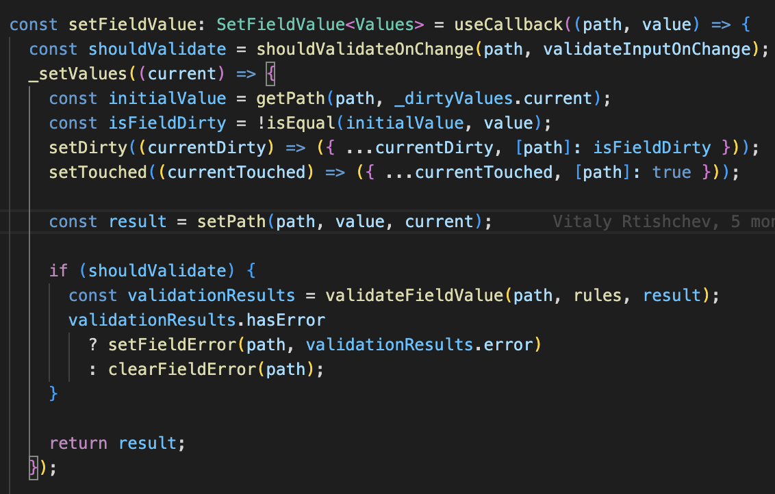[@mantine/form] setFieldValue doesn't trickle down on nested fields · Issue #2937 · mantinedev ...