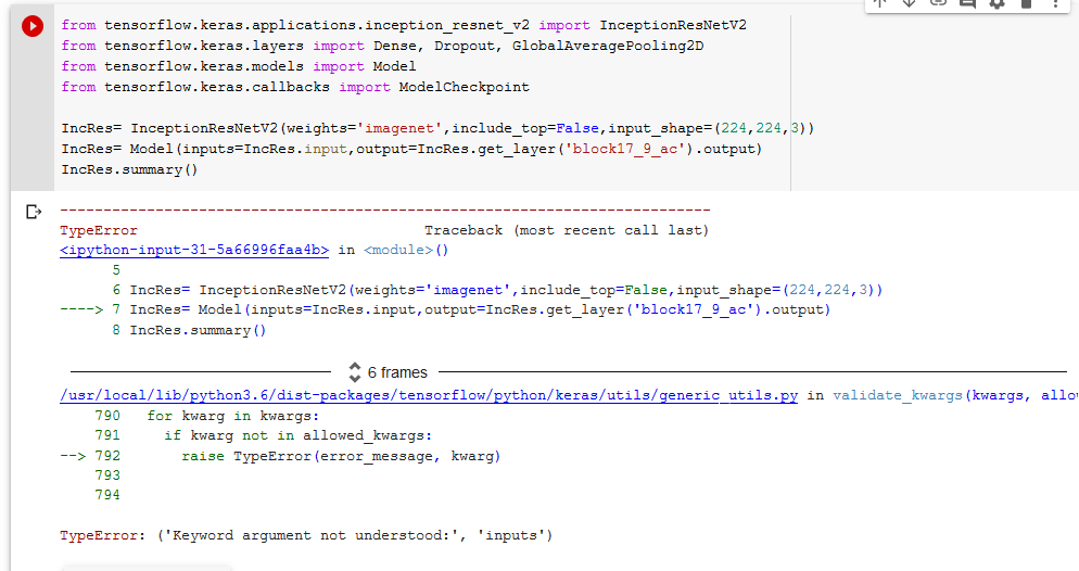 Help Me Please Python Keras Tensorflow · Issue 13928 · Keras Teamkeras · Github