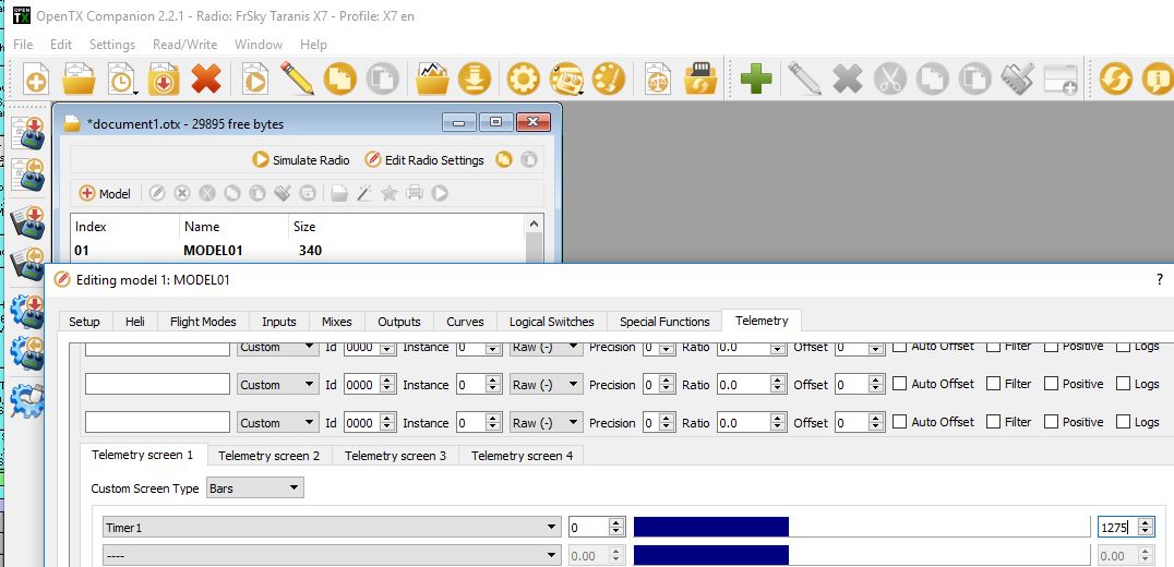 Timer Value Limited To 1275 On Companion Telemetry Screen Configure Tab · Issue 5362 · Opentx