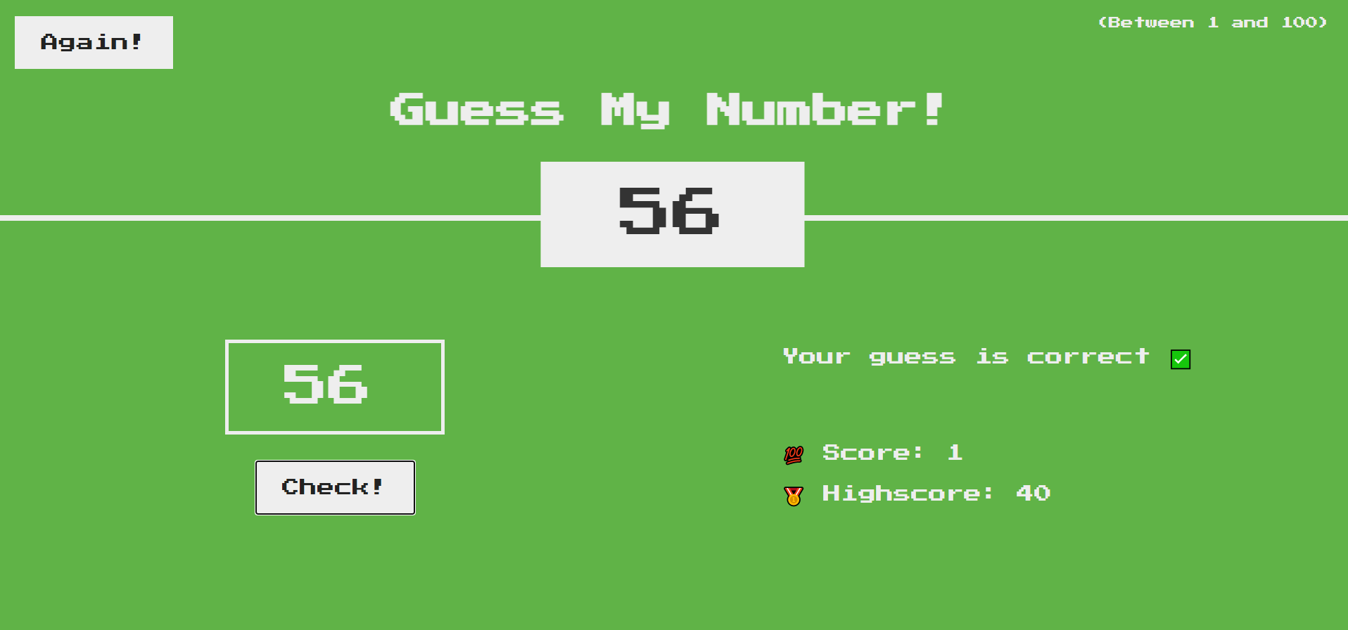 GitHub - phollaki/GuessingGame-Js: Guess my number game with javascript html and css