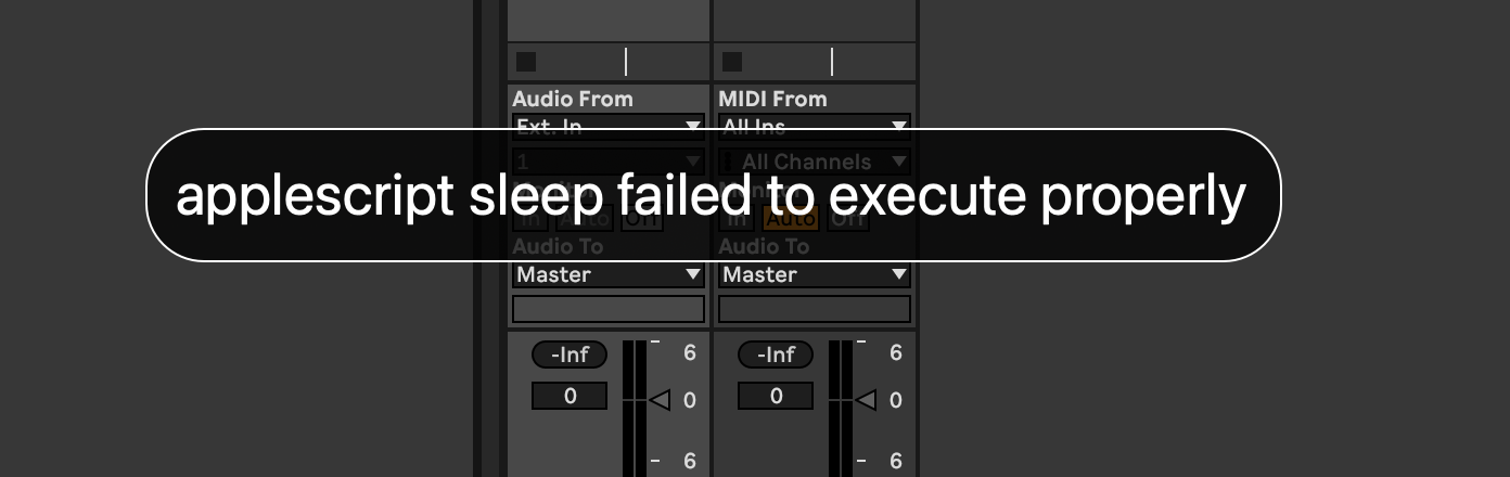 [Bug] Applescript sleep failed to execute properly (v1.3.3-alpha) · Issue #19 ...