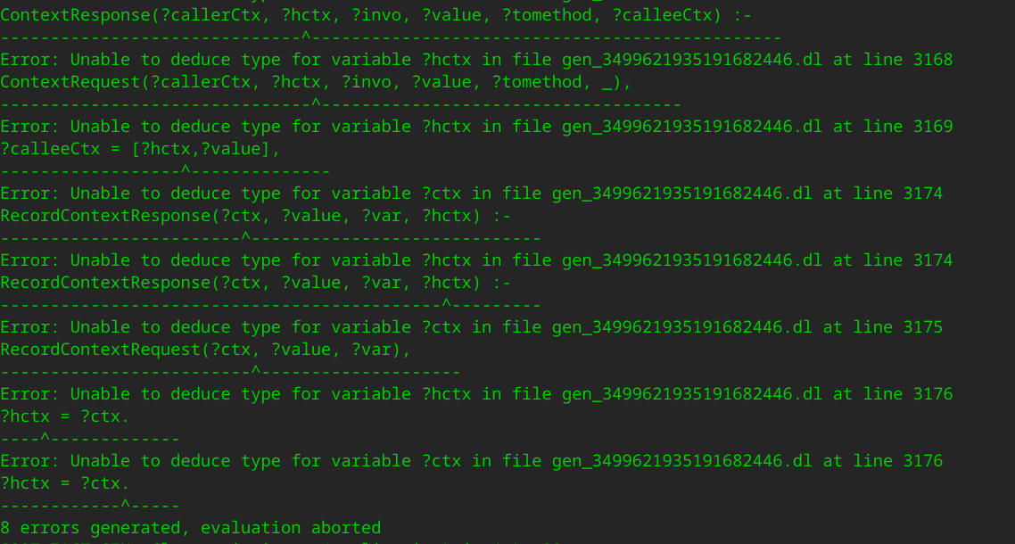 Error: Unable to deduce type for variable · Issue #2056 · souffle-lang/souffle · GitHub