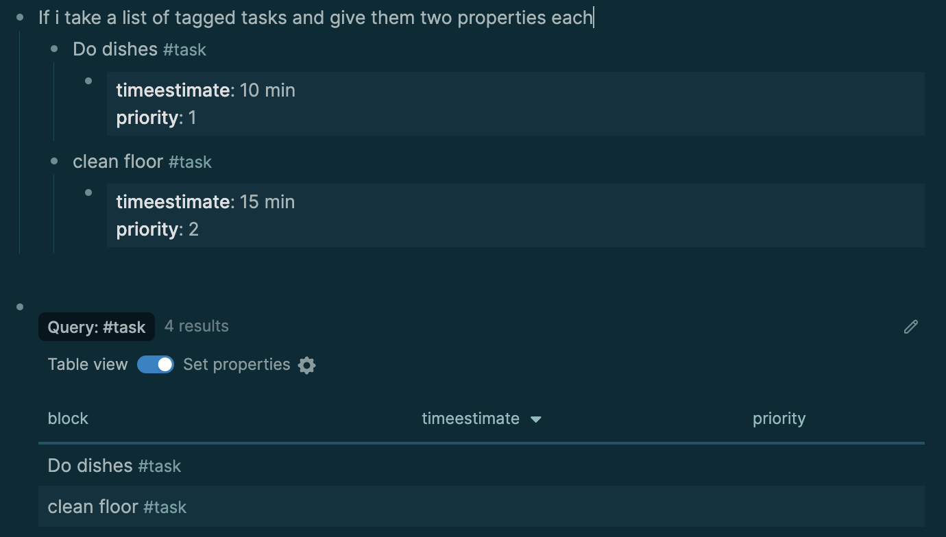 Empty columns in table view of simple queries · Issue #8400 · logseq/logseq · GitHub