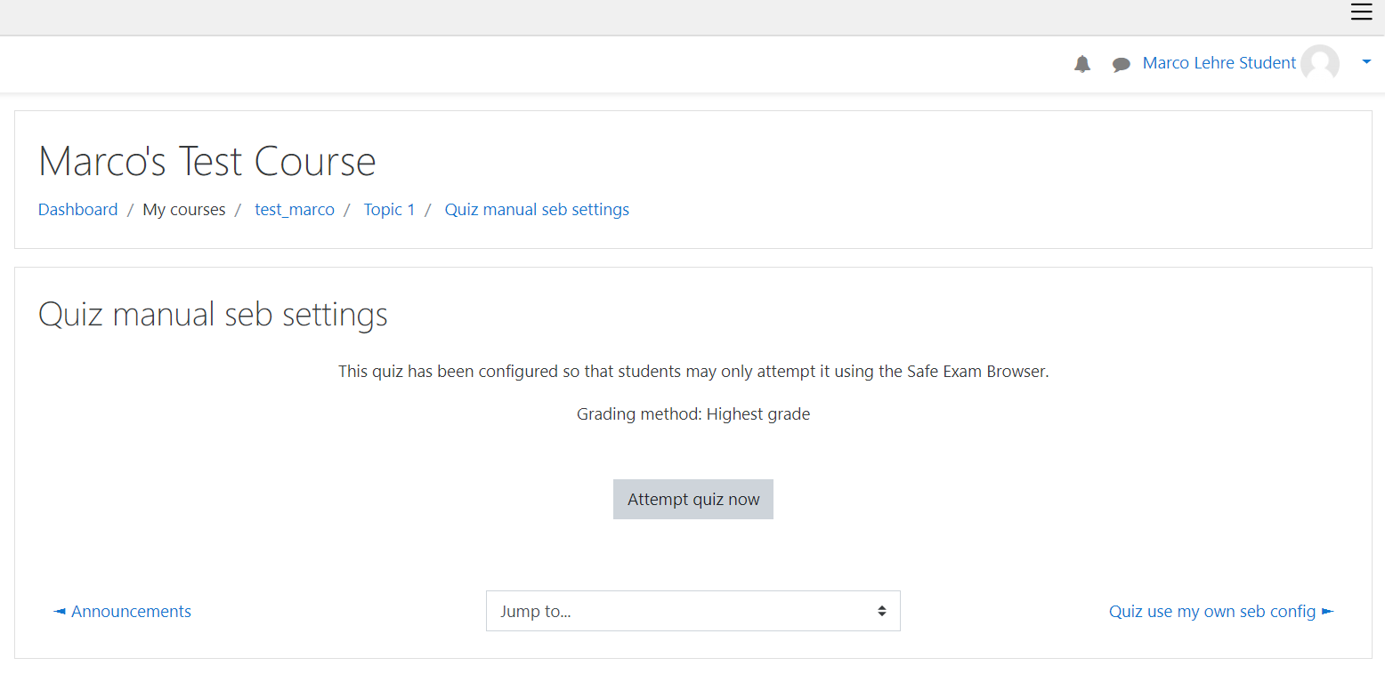 closed/secure environment on quiz starting page · Issue #132 · catalyst/moodle-quizaccess_seb ...