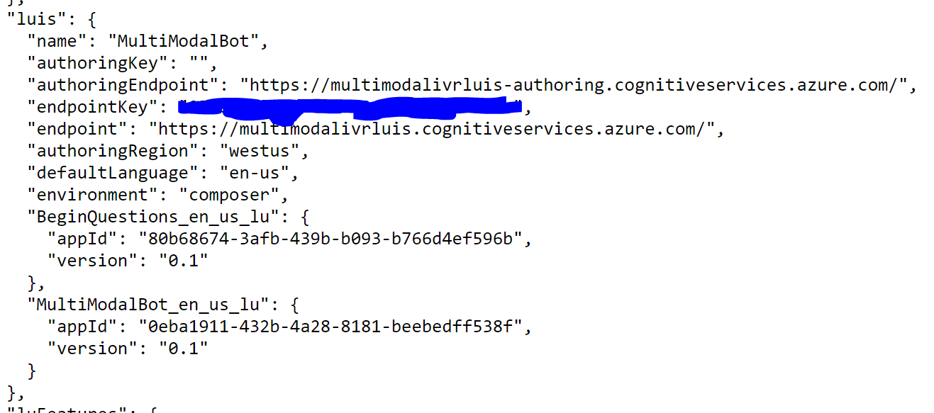 Bot published to Azure: "" is not a valid LUIS application id · Issue #5451 · microsoft ...