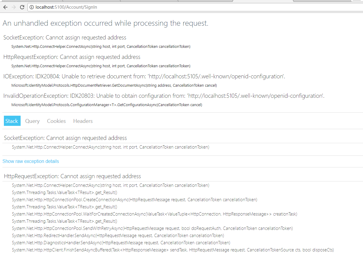 After Clicking On The Login Page Eshoponcontainers Did Not Jump To The Login Page But Made A 