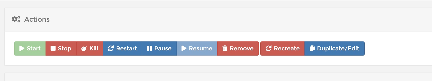 Missing recreate and duplicate/edit buttons on non admin users after upgrade to 2.5.1 · Issue ...