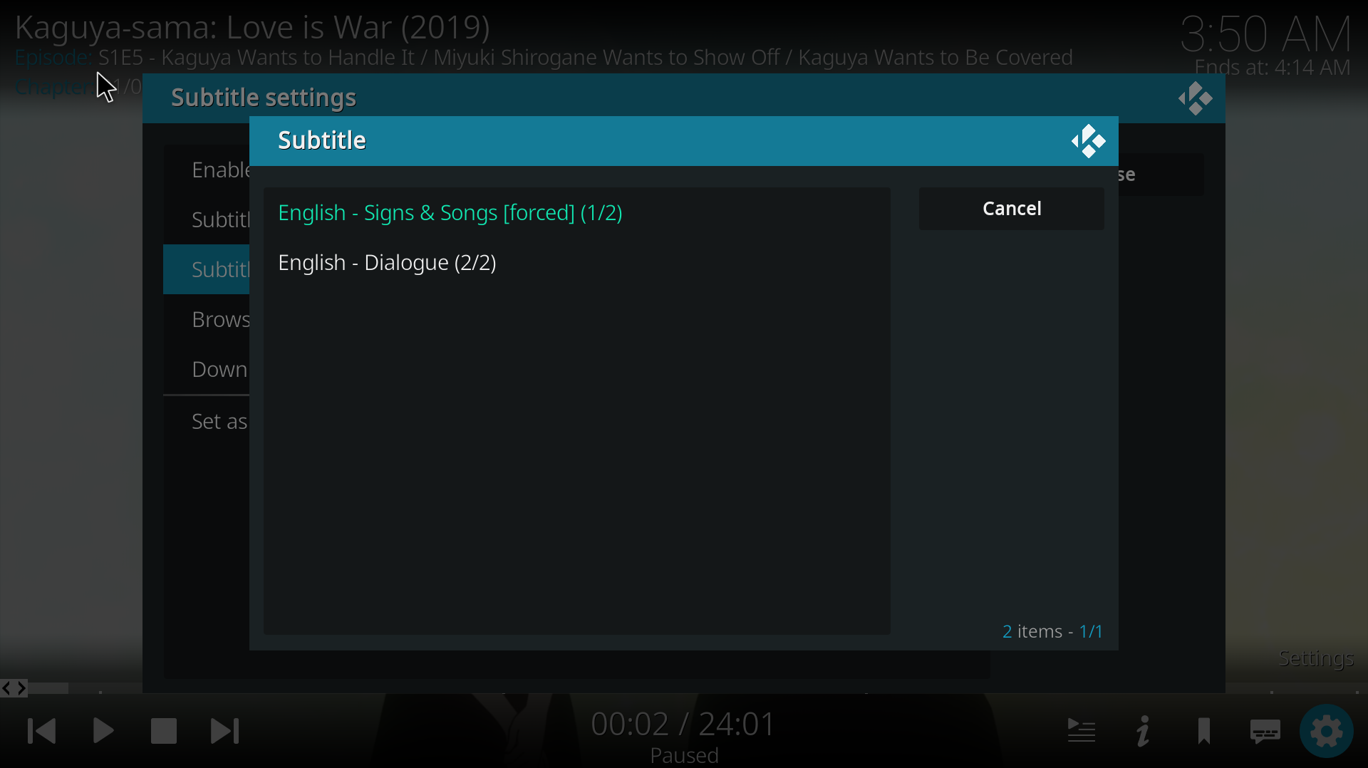 [REQUEST] subtitles turn on automatically for subs and off for dubs · Issue #50 ...