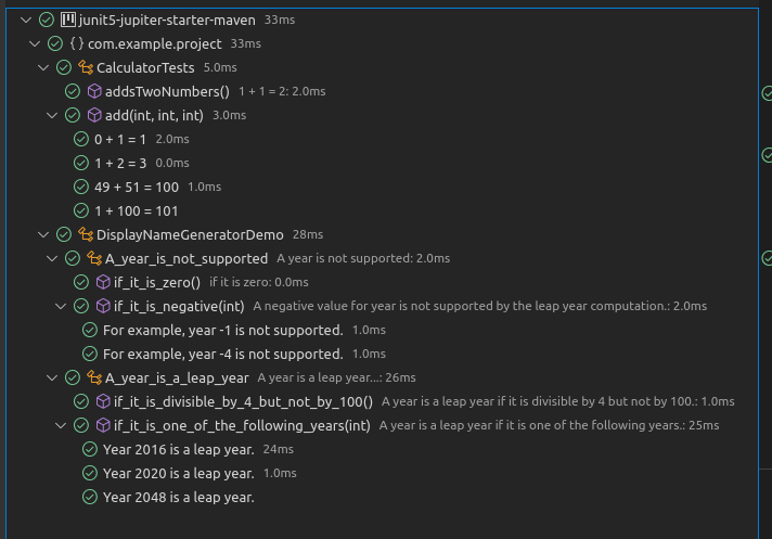 Test Explorer not working with DisplayName and DisplayNameGenerators ...