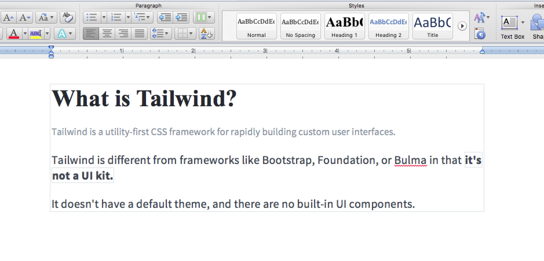 Tailwind Causes Boxes Displayed When Copying And Pasting Content To Ms Word · Issue 471