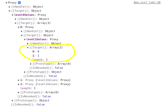 Unexpected behavior using proxyWithHistory · Issue #516 · pmndrs/valtio · GitHub